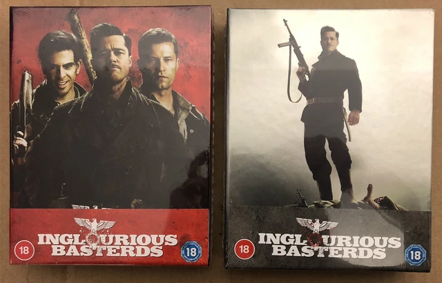 INGLOURIOUS BASTERDS ZAVVI 4K Collector's Edition Steelbook #1 & #2 ...