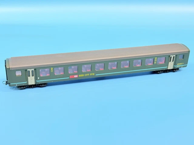 ROCO HO GAUGE 44323 'Sbb Cff Ffs' 2Nd Class Passenger Coach Boxed ! (O) £34.95 - PicClick UK
