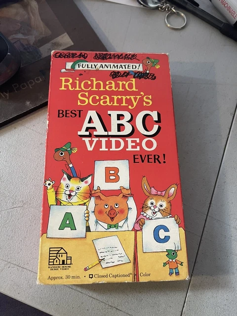 RICHARD SCARRY’S BEST ABC Video Ever! (VHS, 1992) £19.62 - PicClick UK