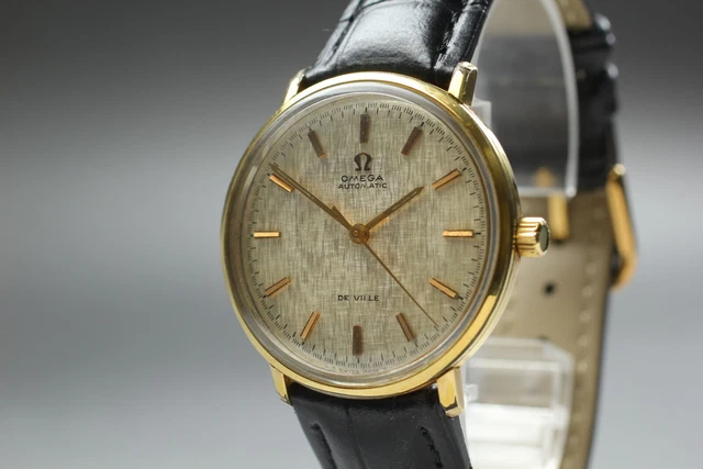 VINTAGE OMEGA DEVILLE 165033 TOOL106 Men's Gold Automatic Watch From ...