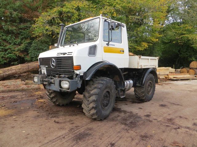 UNIMOG U1600 SWB farm tractor forestry timber trailer hauler 4wd £ ...
