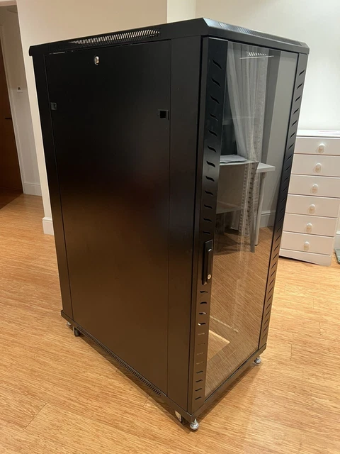 LARGE COMMS CABINET, server rack, data cabinet, network cabinet, Sanus ...