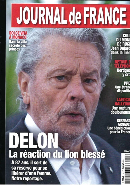 JOURNAL DE FRANCE-SEPTEMBRE 2023-Alain DELON/Jane BIRKIN/TELEPHONE/PPDA ...