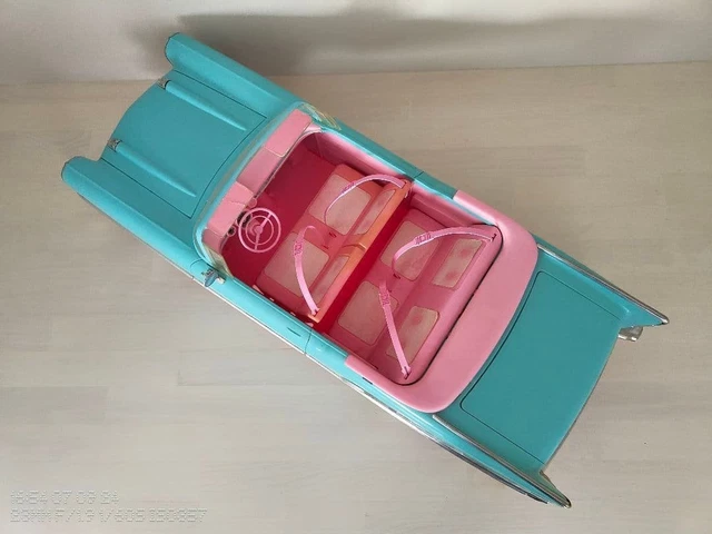 MATTEL BARBIE 57 Convertible Bel Air blau mit Karton gebraucht aus ...
