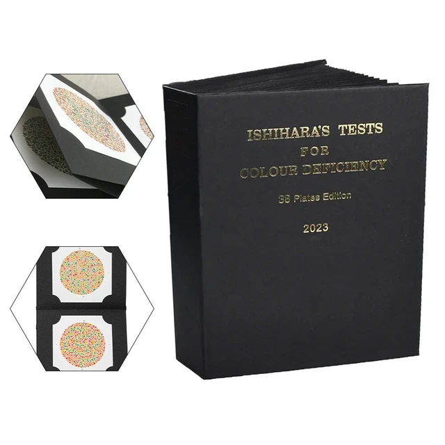 ISHIHARA'S ADVANCED COLOR Vision Assessment Tool 2024 Edition with 38 ...