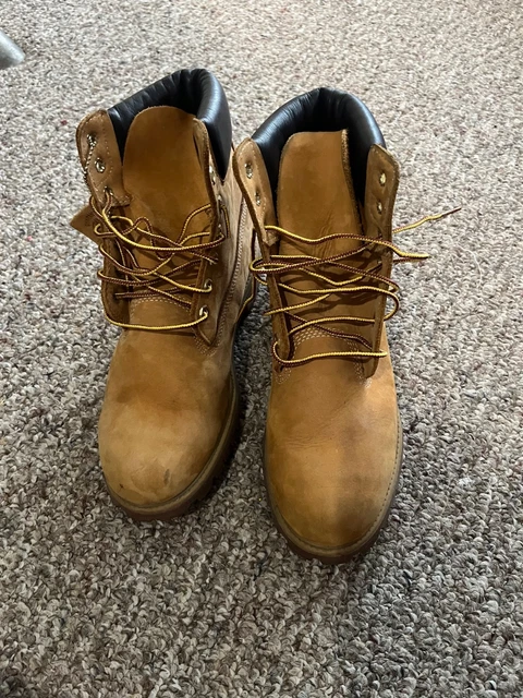 🔥TIMBERLAND 6& PREMIUM Waterproof Men's Boot - Wheat Nubuck, US 8.5 £52 ...