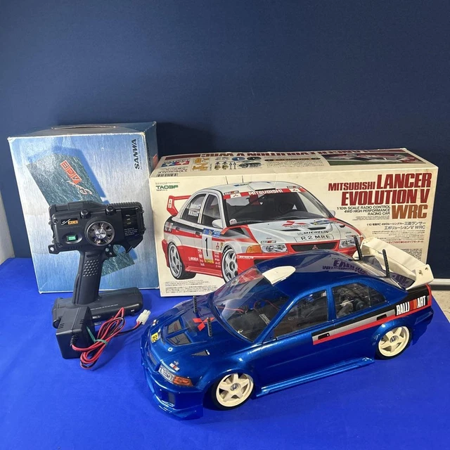 TAMIYA 1/10 ELECTRIC Rc Lancer Evolution V Rare Radio Control Car Kit £ ...