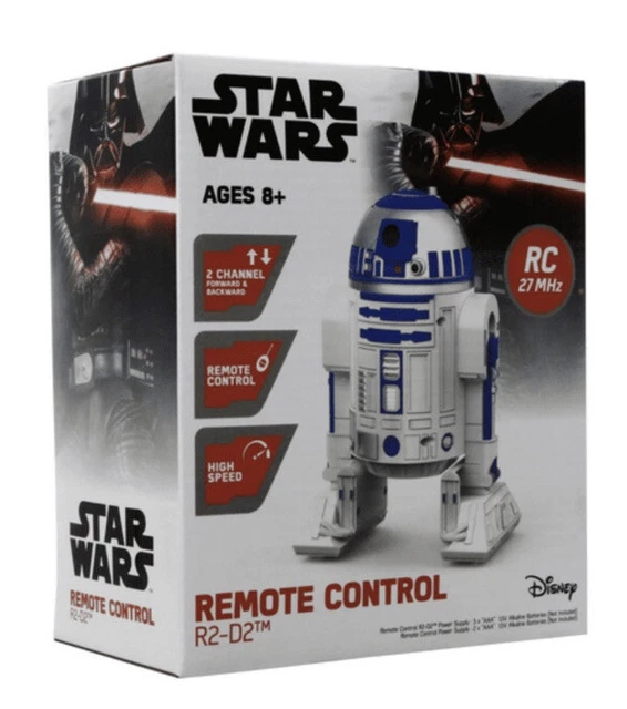 DISNEY STAR WARS R2-D2 Remote Control RC 27 MHZ Action Figure $12.74 ...
