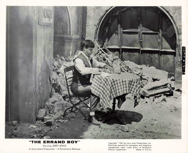 ORIGINAL VINTAGE CINEMA Still Photo Movie The Errand Boy Jerry Lewis ...