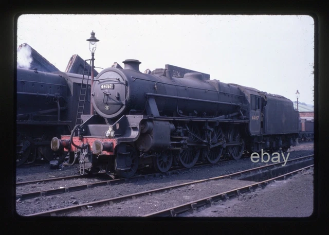 ORIGINAL 35MM SLIDE - Unique Stephenson link motion 5MT 44767 Stockport ...