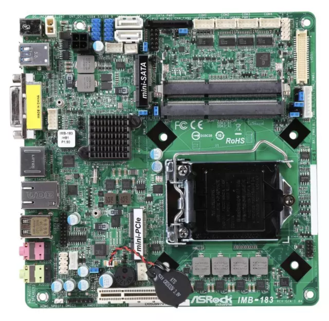 ASROCK IMB-183 MINI ITX IPC Server Motherboard LGA 1150 Intel H81 DDR3 ...