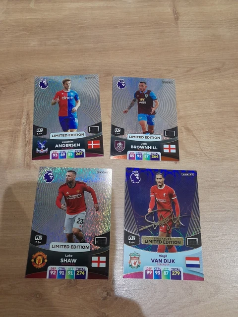 PANINI PREMIER LEAGUE 2024 card bundle Virgil van Dijk Digital ...