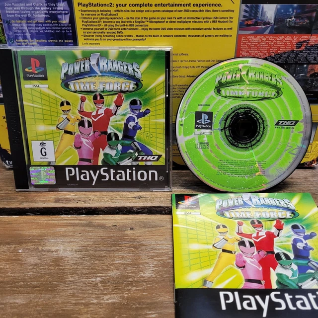 POWER RANGERS TIME Force Playstation PS1 PAL Complete Tested FREE ...