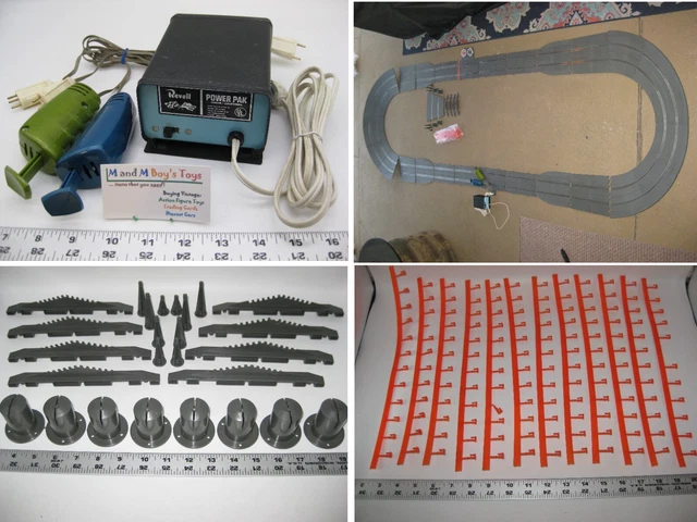 VTG 1964/1967 REVELL DARLINGTON BANKED RACEWAY w/Track,Transformer ...