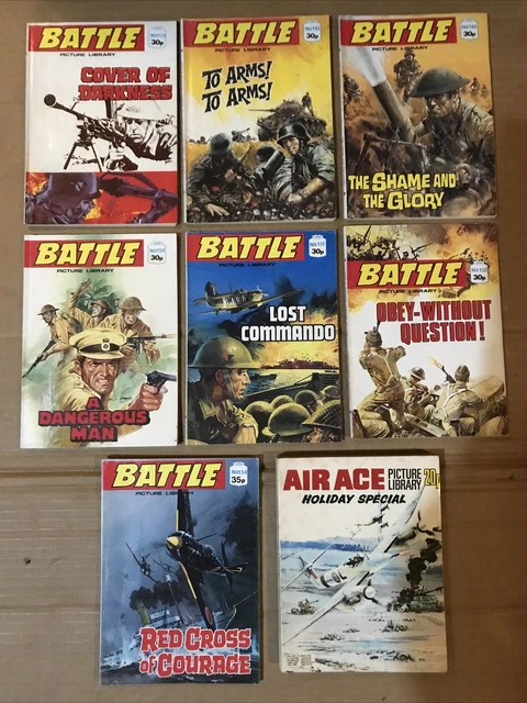 BATTLE PICTURE LIBRARY comics X7 And Air Ace Picture Library Holiday ...