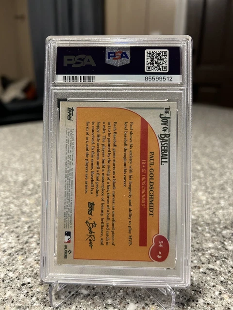 2023 TOPPS X Bob Ross #54 Paul Goldschmidt Happy Mistakes Variazione SP PSA 10 EUR 252,53 ...