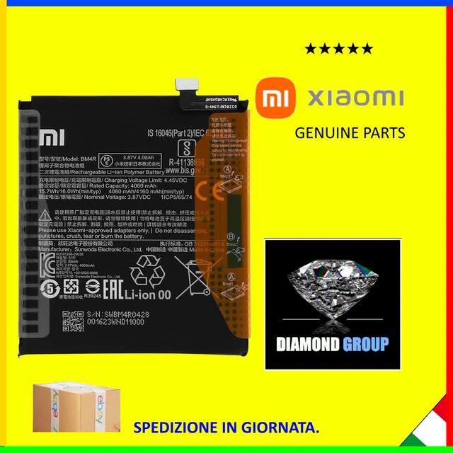 BATTERIA PILA ORIGINALE Bm4R Per Xiaomi Mi 10 Lite 5G M2002J9G Diamondgroup EUR 22,90 - PicClick IT