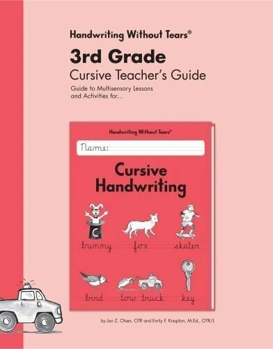HANDWRITING WITHOUT TEARS 3rd Grade Cursive Teacher s Guide 8 00 handwriting-without-tears-3rd-grade-cursive-teacher-s-guide-8-00