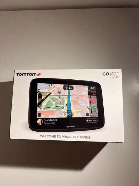 TOMTOM GO 620 with WiFi SatNav GPS Navigation Sat Nav Traffic World Map EUR 165,00 - PicClick DE