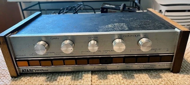 VINTAGE ATARI VIDEO Music - Electronic Music Visualizer - Model C-240 ...