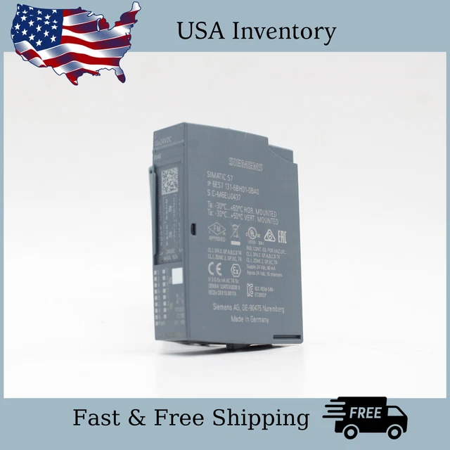 SIEMENS 6ES7131-6BH01-0BA0 SIMATIC ET 200SP Digital Input Module $96.40 ...
