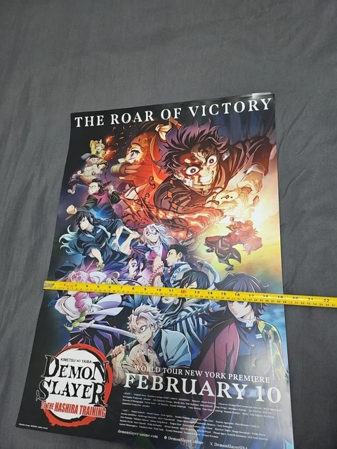 DEMON SLAYER POSTER-KIMETSU no Yaiba Poster-World Tour 2024 New York 27 ...