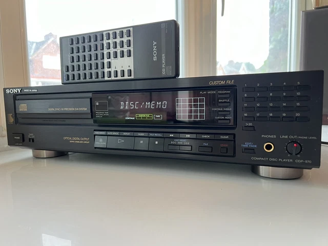 RARE SONY CDP-970 Compact Disc Player CD Mech KSS-210A (2 x PCM58P-1 DAC) $464.29 - PicClick CA