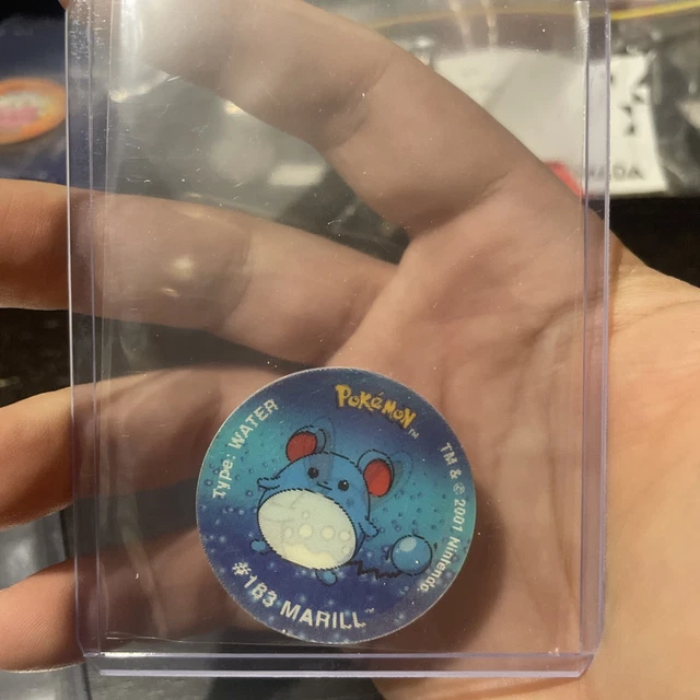POKEMON 3D TAZOS 1999 Official Simba Nintendo Stamped & Licensed MARILL ...