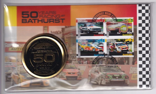 AUSTRALIA PNC: 2012 50 Years Racing At Bathurst V8 Supercars Medallion EUR 36,90 - PicClick FR