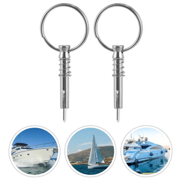 2 PCS MARINE Hardware Shipbuilding Locking Pin Yacht Safety £6.35 ...