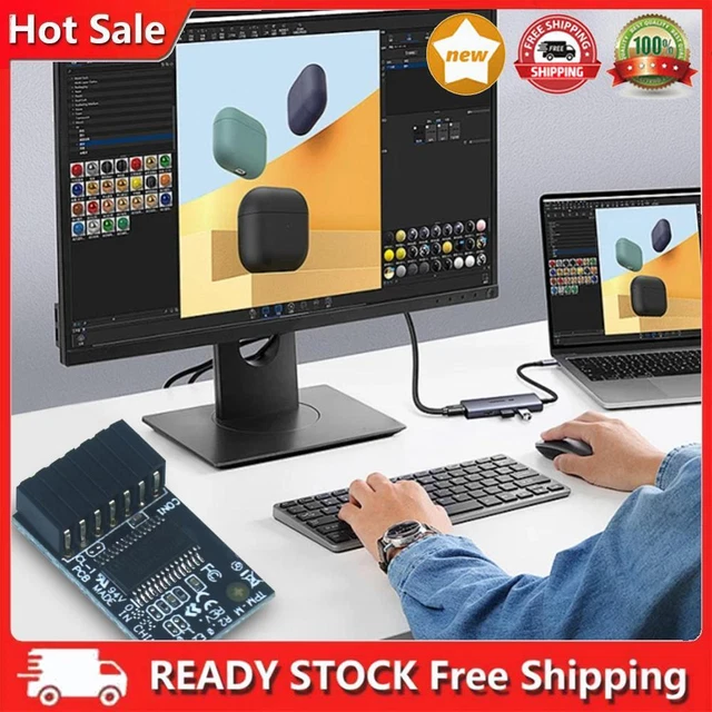 FOR ASUS TPM-M R2.0 TPM Module 15x25mm Computer TPM-M R2.0 for Asus ...