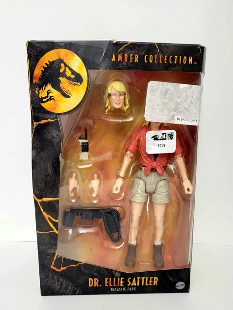 Jurassic World Amber Collection Dr Ellie Sattler Mattel Jurassic Park ...