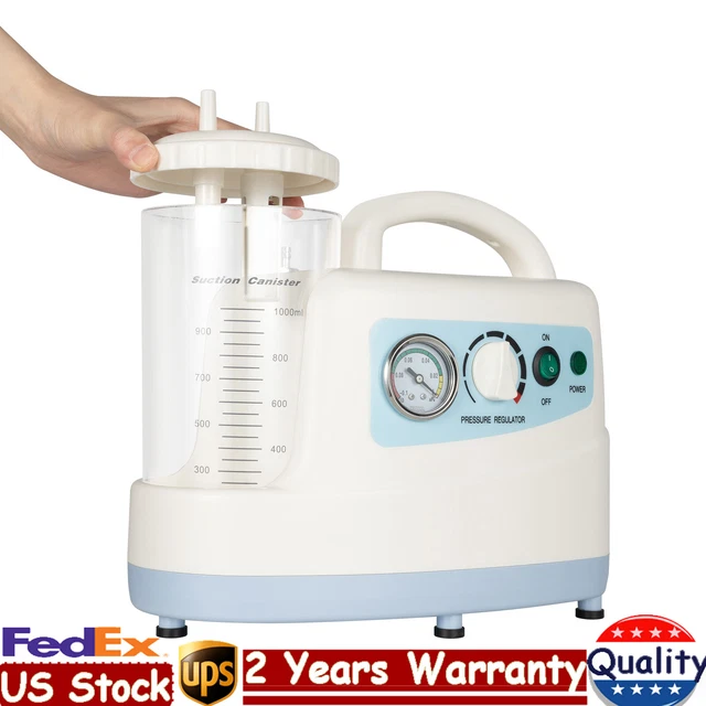 ASPIRADORA MÉDICA PORTÁTIL de emergencia máquina de succión de moco 🙂 EUR 189,76 - PicClick ES