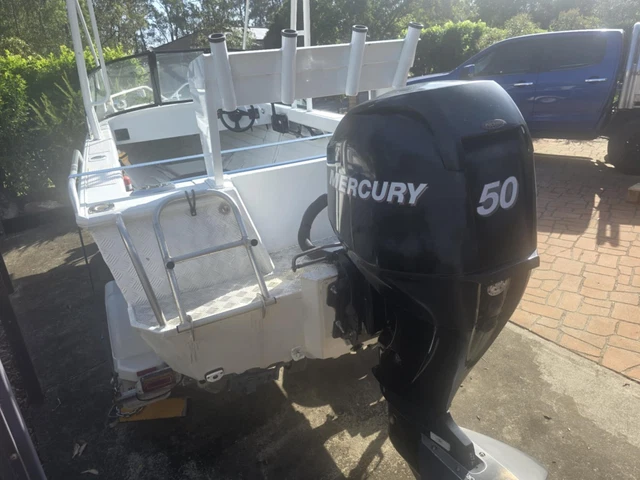 ALUMINIUM 2008 BROOKER Getabout Boat and Trailer $16,999.00 - PicClick AU