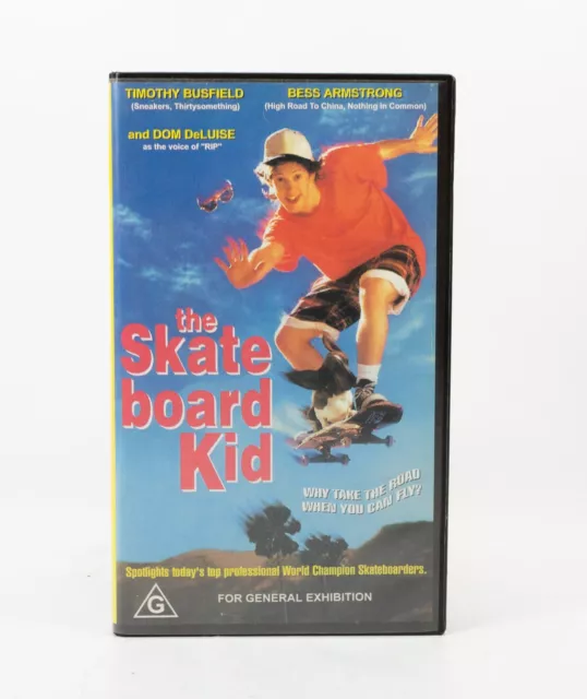 THE SKATE BOARD Kid VHS PAL Vintage 90's Skateboarding Movie Like New ... THE SKATE BOARD Kid VHS PAL Vintage 90's Skateboarding Movie Like New ...