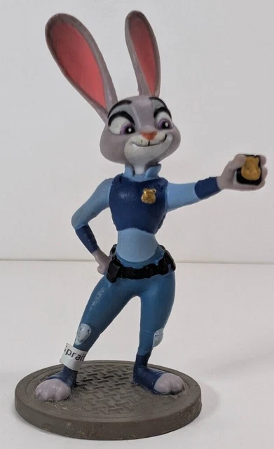 BULLYLAND DISNEY ZOOTROPOLIS Zootopia Judy Hopps Figure Hand Painted ...