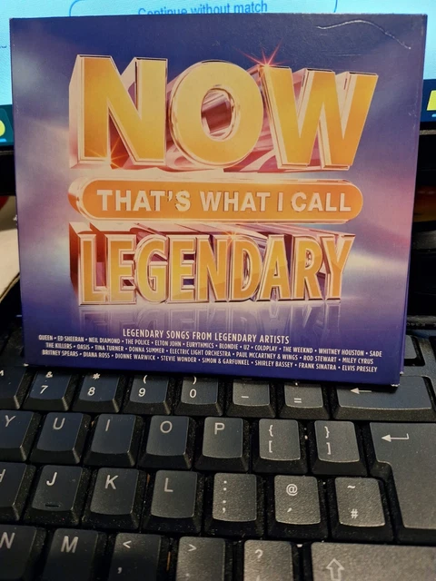 NOW THAT'S WHAT I Call Legendary Ex 4Cd Box 80 Hits Queen Elton Hollies ...