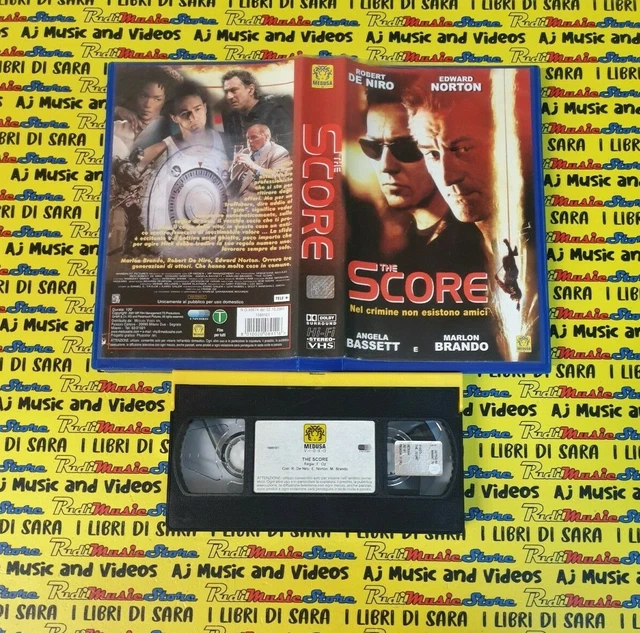 VHS FILM THE SCORE 2001 Robert De Niro Edward Norton Brando MEDUSA ...