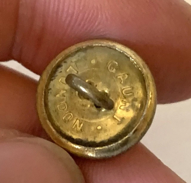 2 X VINTAGE Brass Military Buttons made by Gaunt of London #B27 £1.95 ...