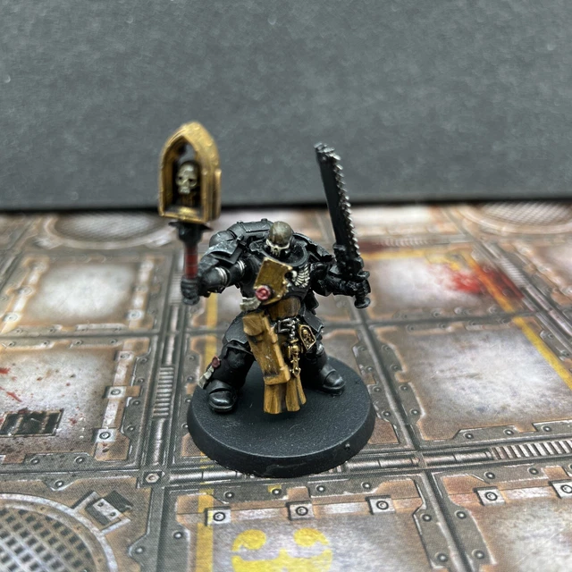 WARHAMMER 40K SPACE Marines Custom Kitbashed Primaris Chaplain I6D-7 £ ...