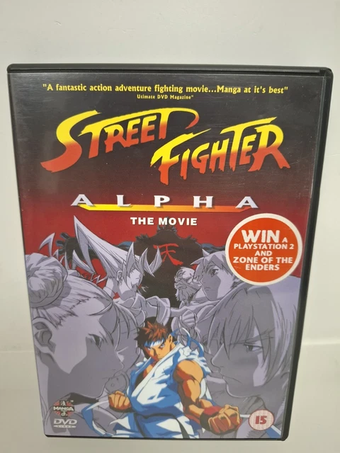 STREET FIGHTER ALPHA The Movie Manga Anime Dvd Very Clean Region 2 ...