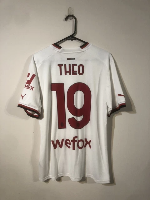 THEO #19 AC Milan Large 2022/23 Away Football Shirt Jersey Puma BNWT £ ...