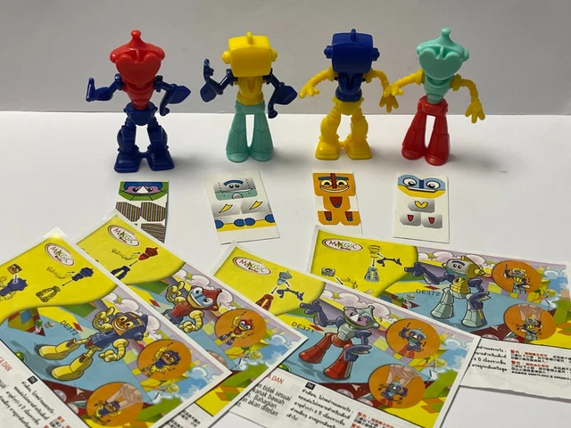 VINTAGE KINDER SURPRISE Full Set Robots Mechs Arabia 2011 With Bpz £7. ...