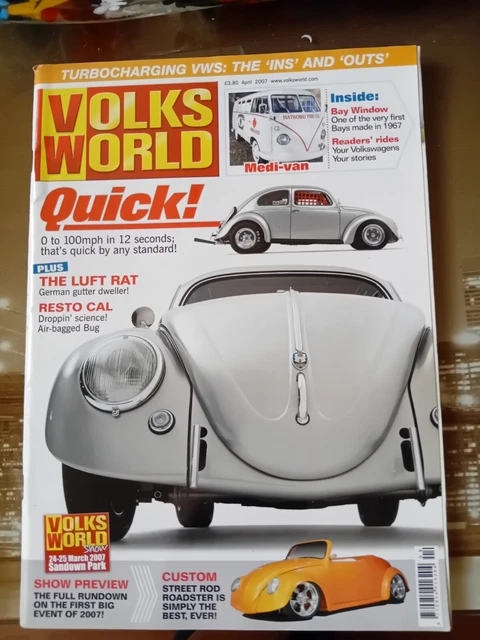 VOLKSWORLD MAGAZINE APRIL 2007 Beetle Splitscreen Bus Bay Window £4.88 ...