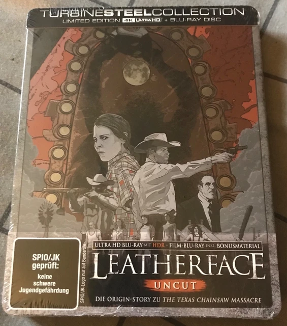 LEATHERFACE 4K UHD Blu-ray Limited Edition Steelbook - NEW - Texas ...