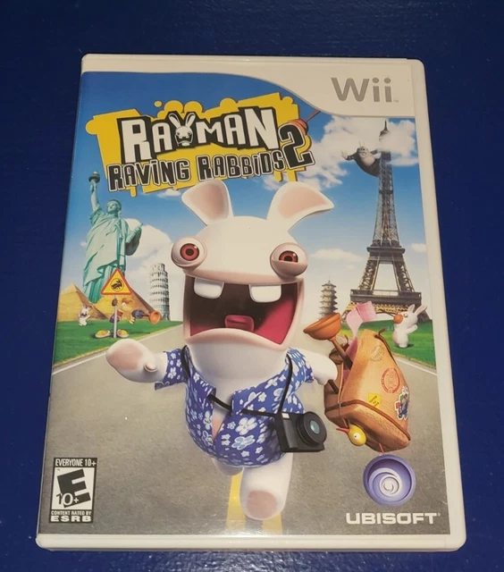 RAYMAN RAVING RABBIDS 2 (Nintendo Wii, 2007) Game-Case-Manual Tested £9 ...