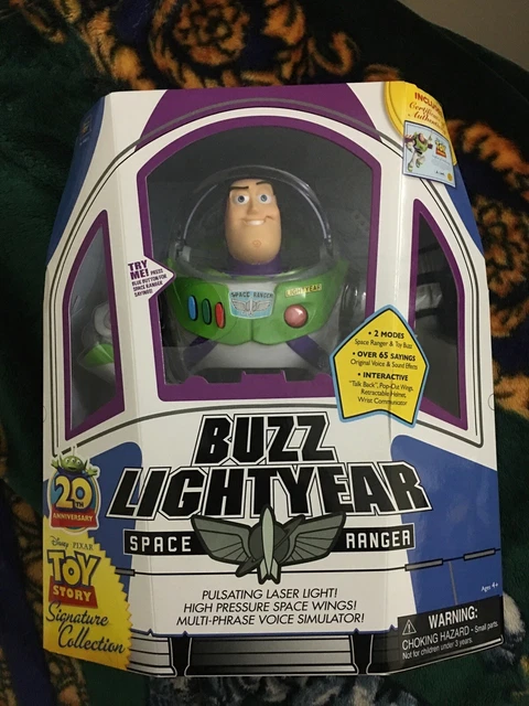 BUZZ LIGHTYEAR SIGNATURE Collection 20th Anniversary PIXAR RARE NEW ...