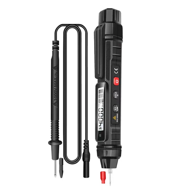 2IN1 ELECTRIC TEST Pen Digital Multimeter Professional Voltage Current ...