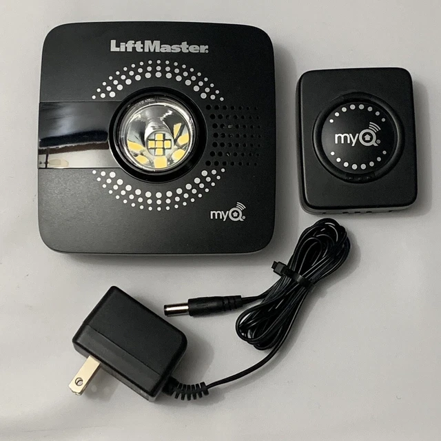 LIFTMASTER MYQ SMART Garage Hub, Sensor & Adapter G821LMB Black Pre ...