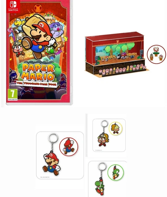 PAPER MARIO: THE Thousand-Year Door + Buildable Battle Stage & Keyrings ...